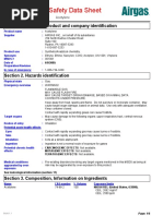 MSDS - Propane (C3H8) Bal AIR | PDF | Firefighting | Dangerous Goods