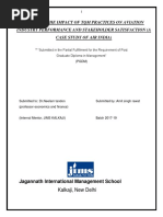 SGVU Project Report For MBA - SGVU45D2001702688 | PDF | Quality ...