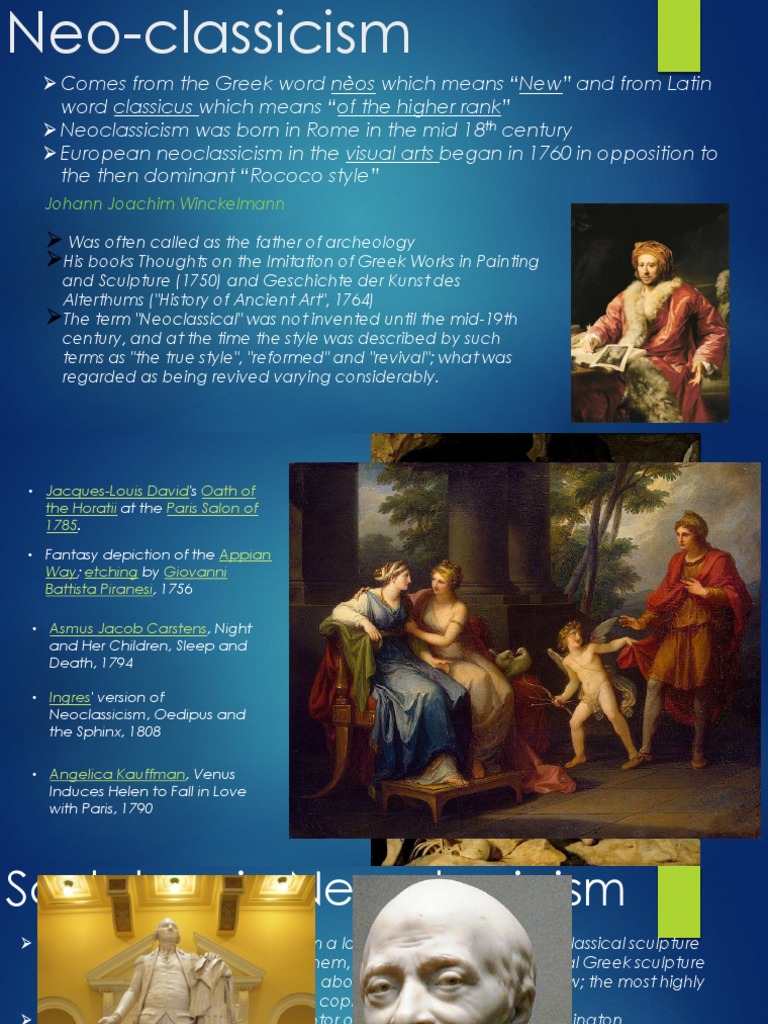 Neo Classicism | PDF | Western Art | Art Media