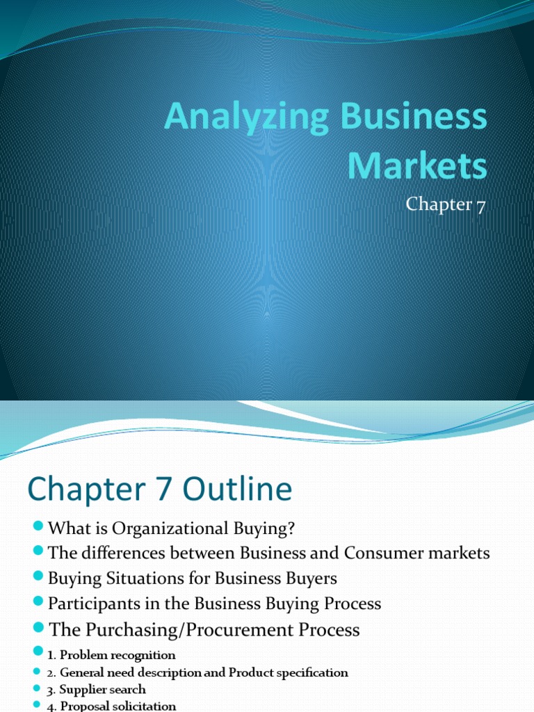 Analyzing the Organizational Buying Process: A Seven-Step Model for ...