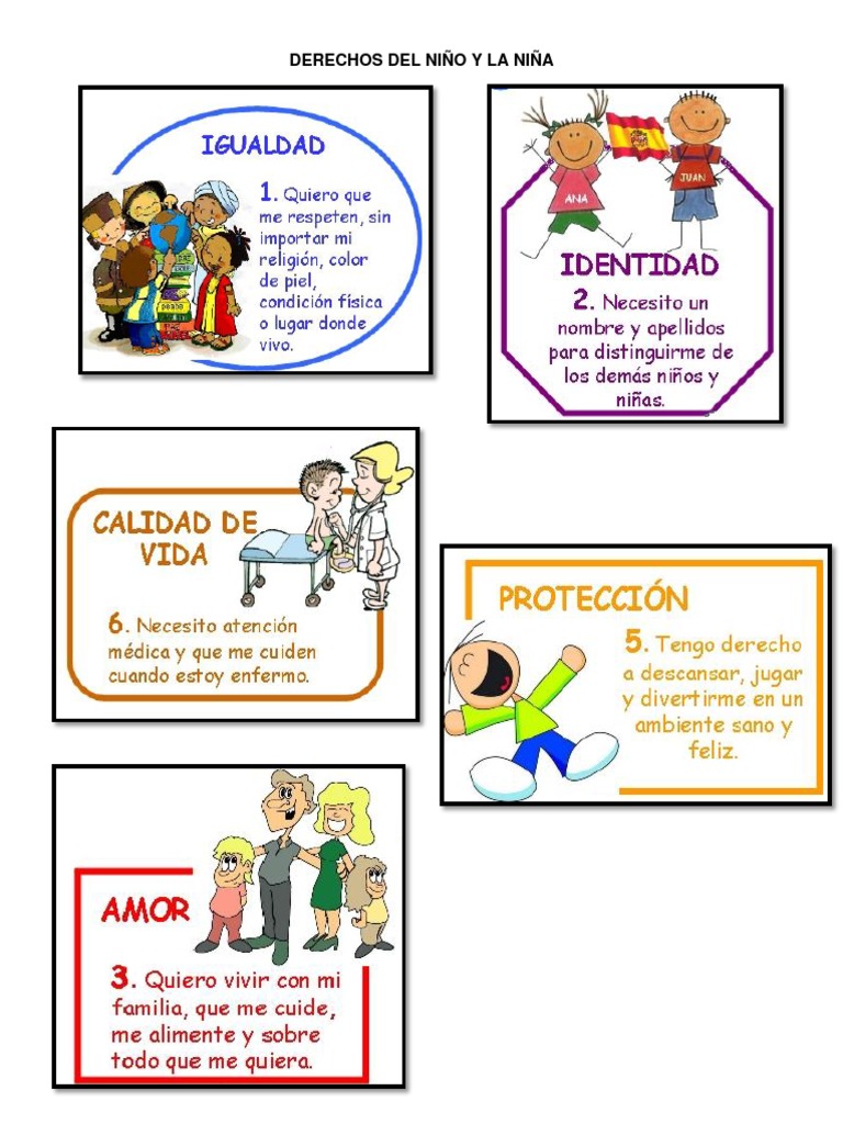 Derechos Del Niño y La Niña | PDF | Derechos de las mujeres ...