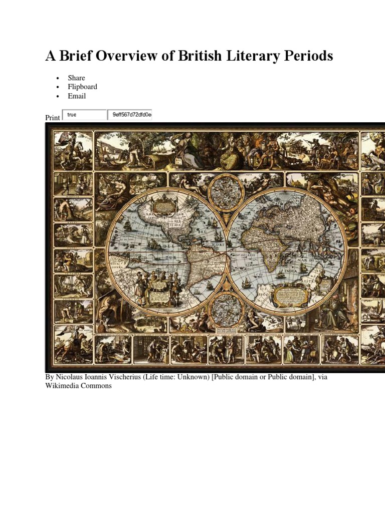 Literary Notes | PDF | English Literature | Romanticism