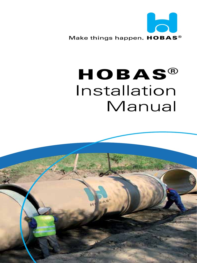 1411 HOBAS Installation Manual PDF | PDF | Pipe (Fluid Conveyance ...