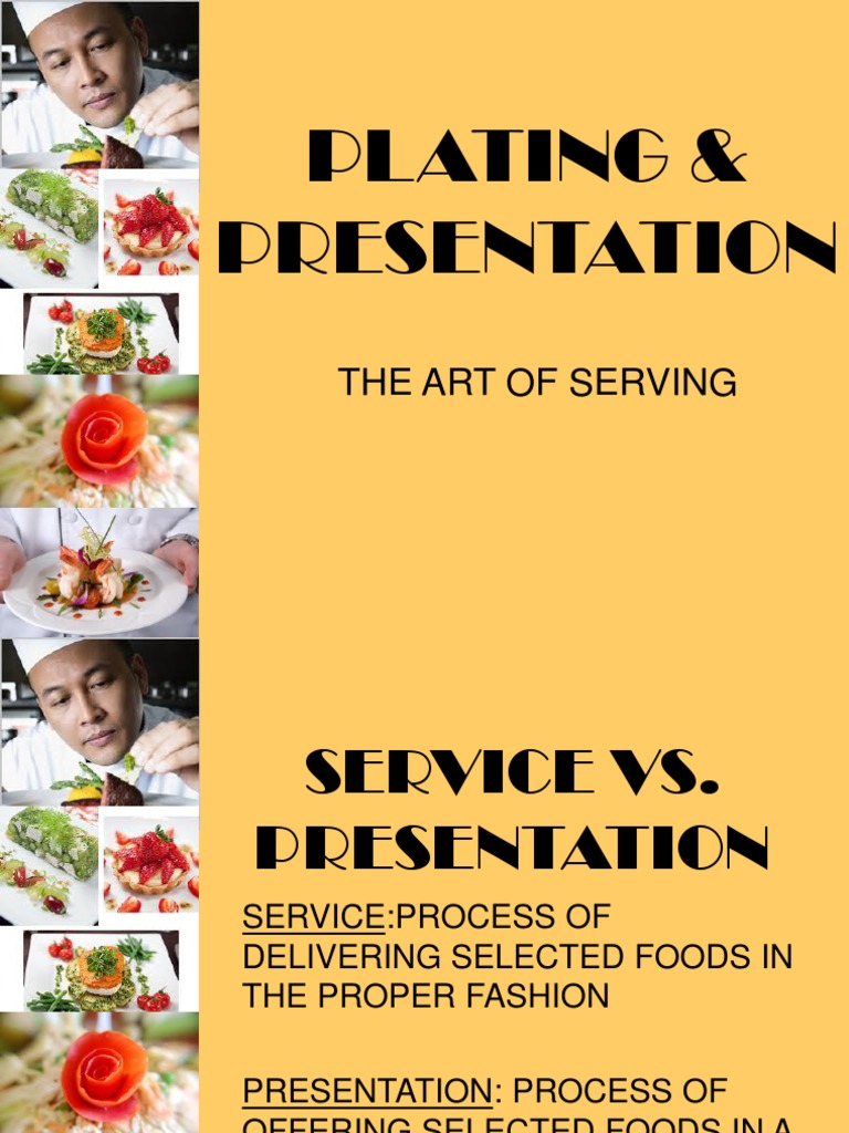 Food Plating and Presentation Techniques | PDF