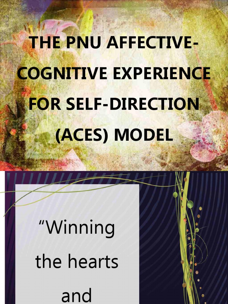 The Pnu Affective-Cognitive Experience For Self-Direction (Aces) Model | PDF