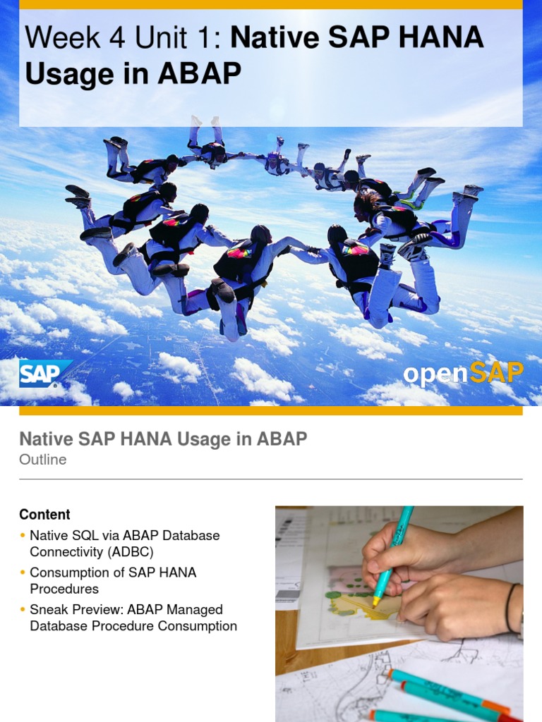 openSAP A4h1 Week 4 DiggingOutlook PDF | PDF | Sap Se | Databases