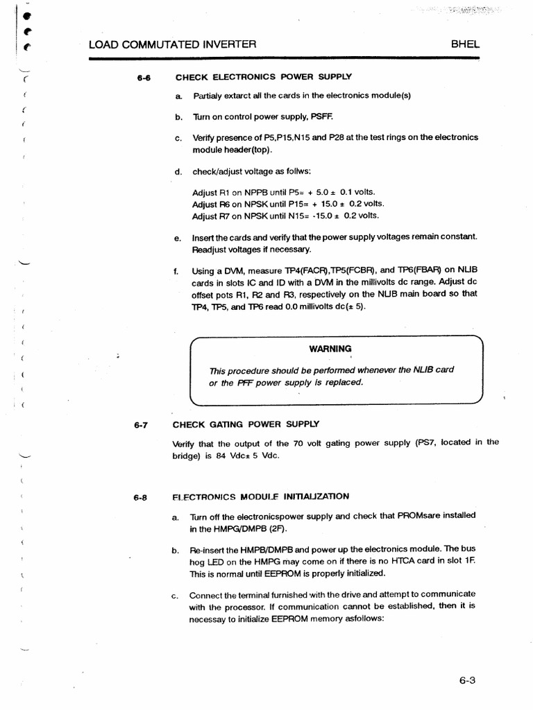 Document Initialization Procedures | PDF | Electromagnetism ...