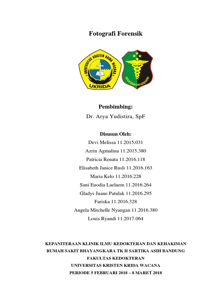 Fotografi Forensik | PDF