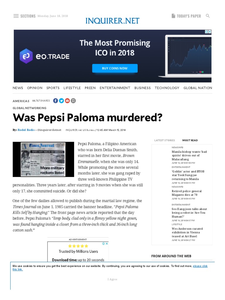 Pepsi Paloma Diary