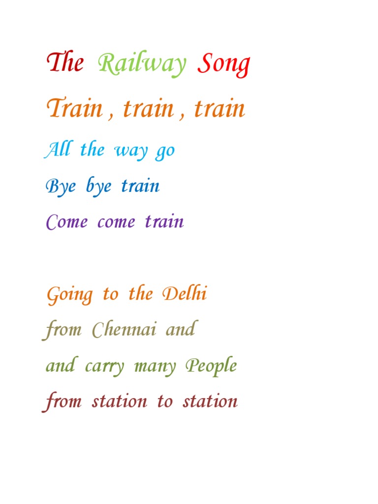 Train, Train, Train: Railway | PDF