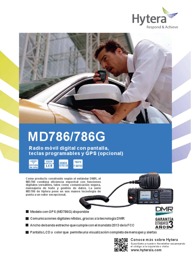 Radio Digital Hytera MD786/786G | PDF | Frecuencia ultra alta | Sistema ...