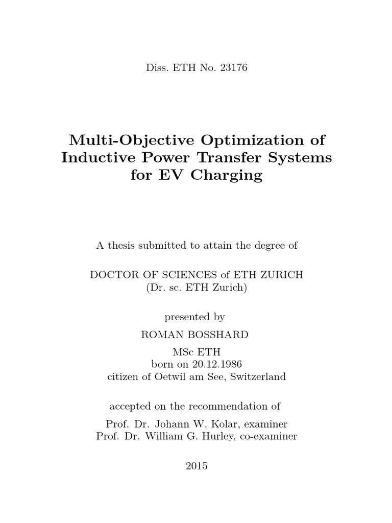 Thesis - Bosshard - IPT - 2015 - Web - Version - Multi Objective ...