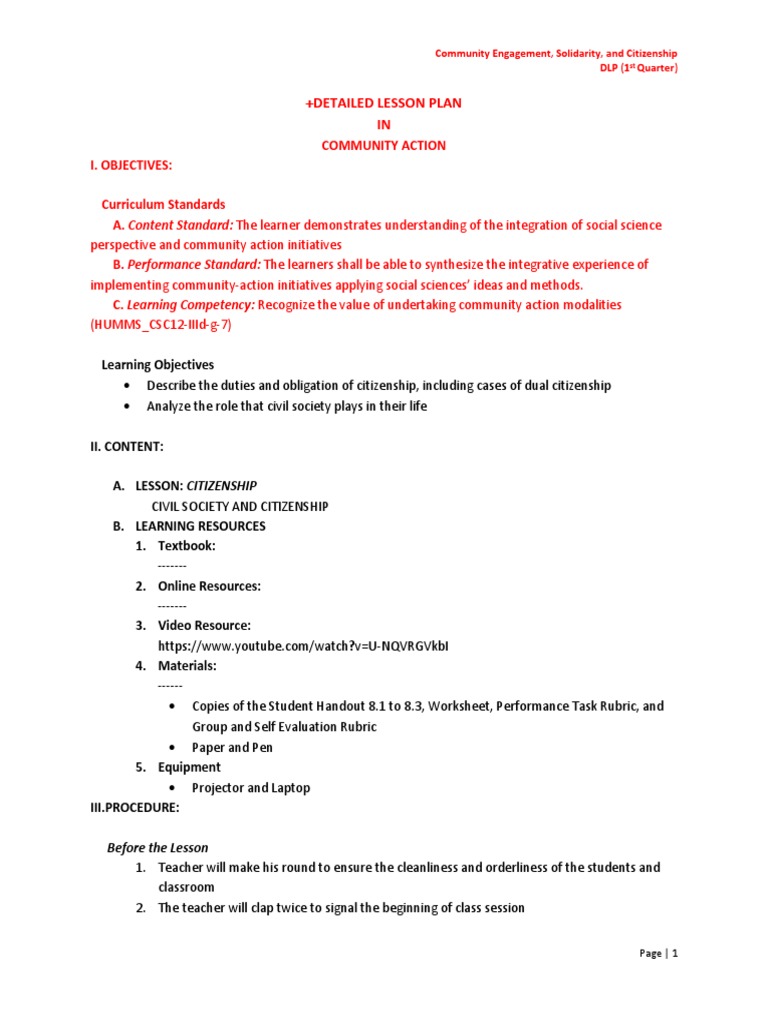 Cultivating Active Citizenship Through Community Engagement and Civil ...