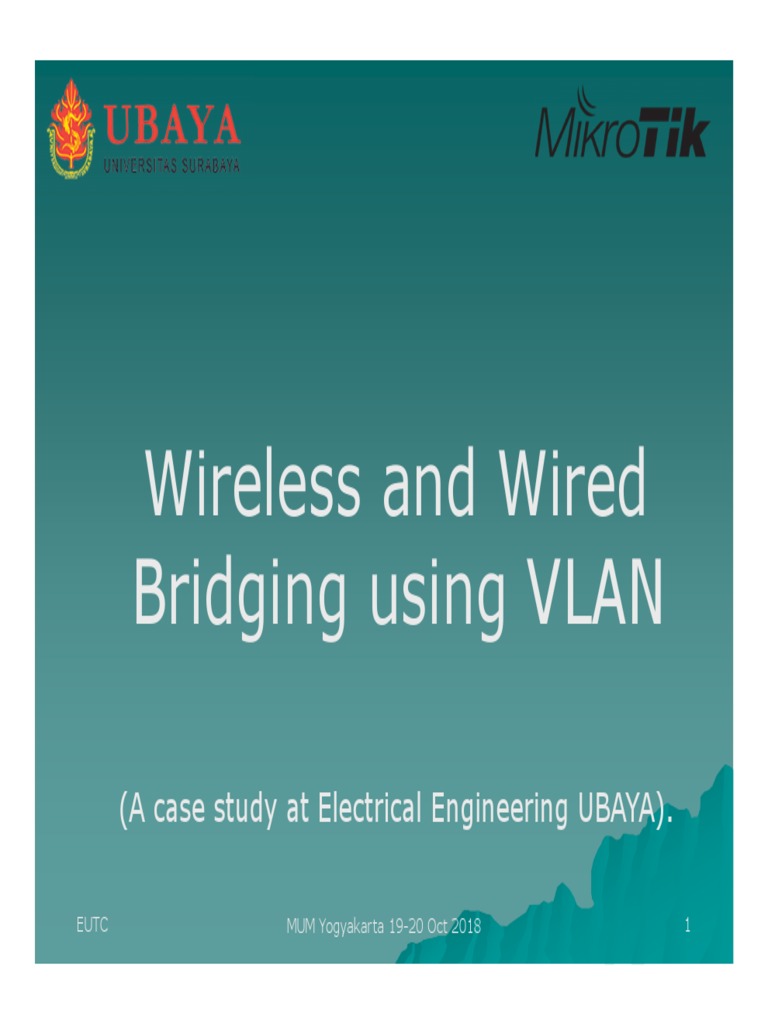 Wireless and Bridging With VLAN | PDF | Wireless Lan | Internet ...