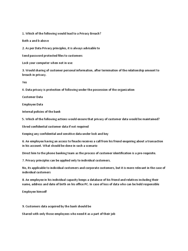 Think Privacy 2 | PDF | Privacy | Personally Identifiable Information