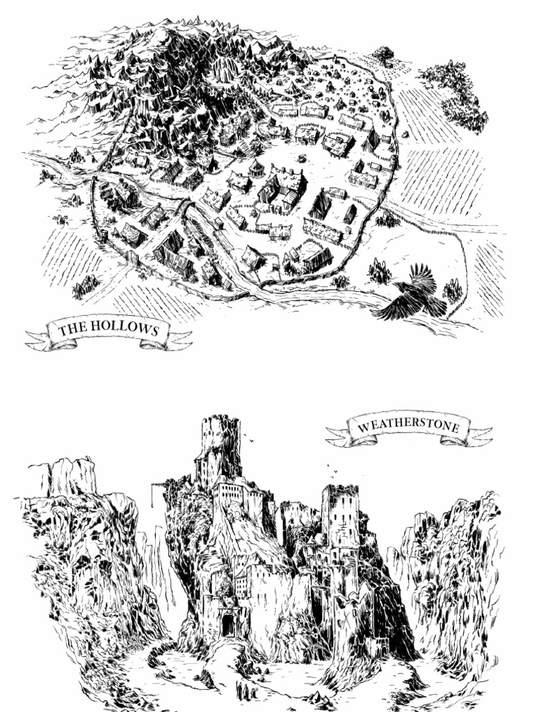 Forbidden Lands Adventure Sites BW PDF | PDF