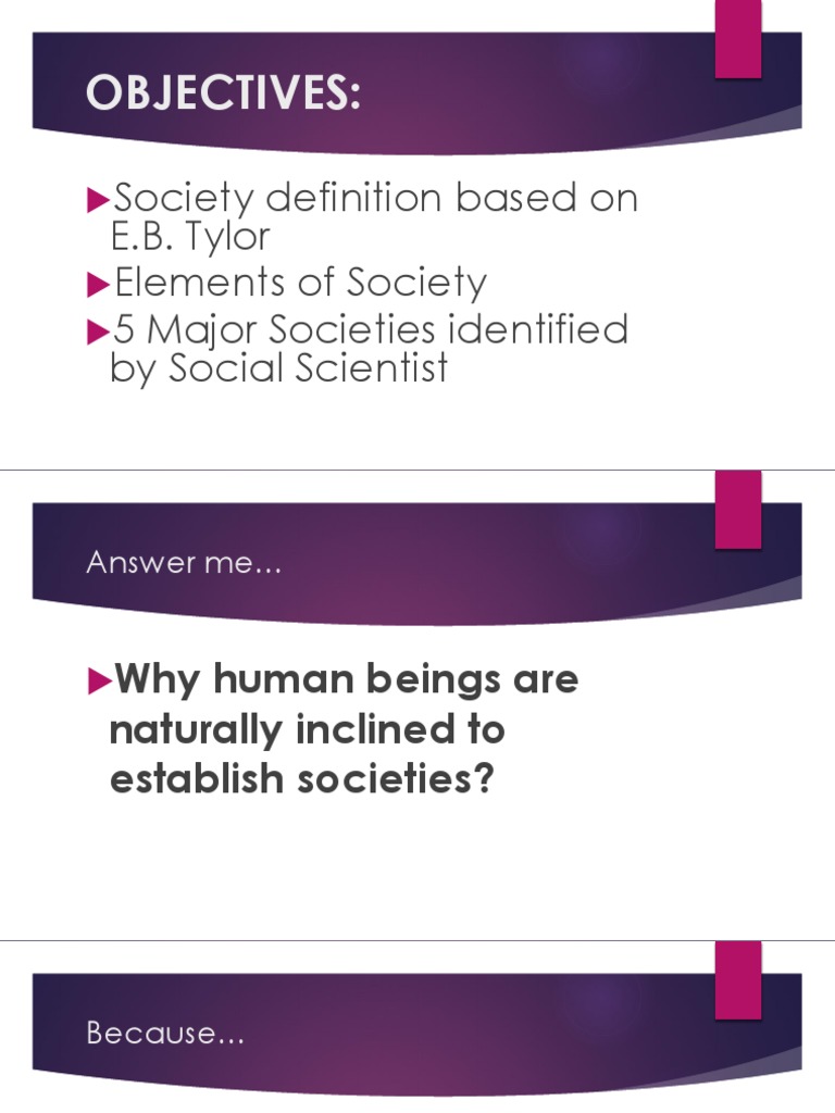 Understanding Society: Elements & Types | PDF | Society | Value (Ethics)