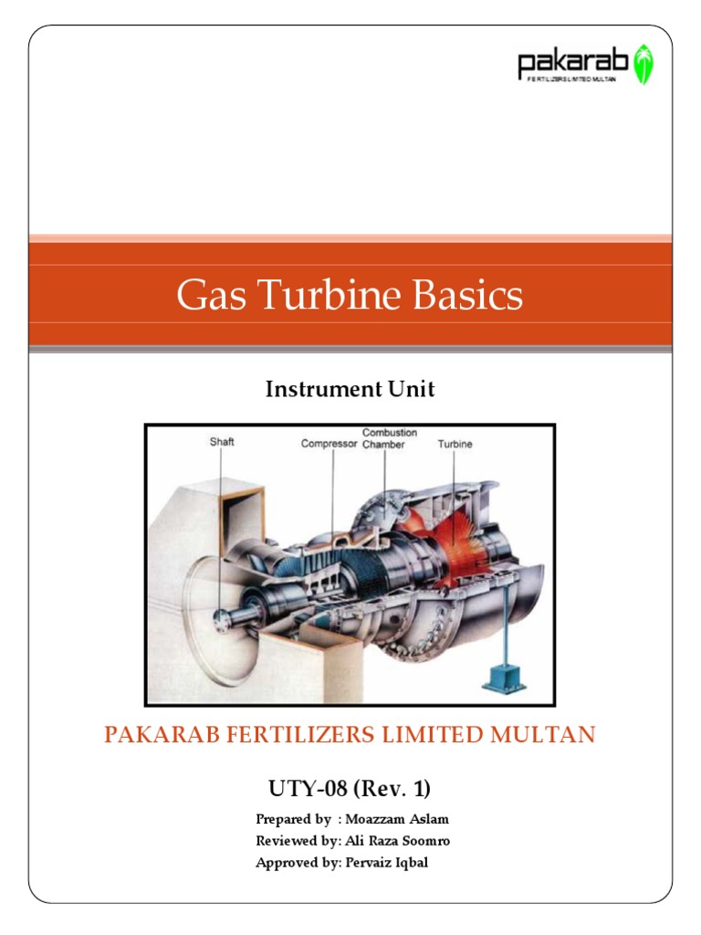 Gas Turbine Basics Rev 01 PDF | PDF | Gas Turbine | Combustion