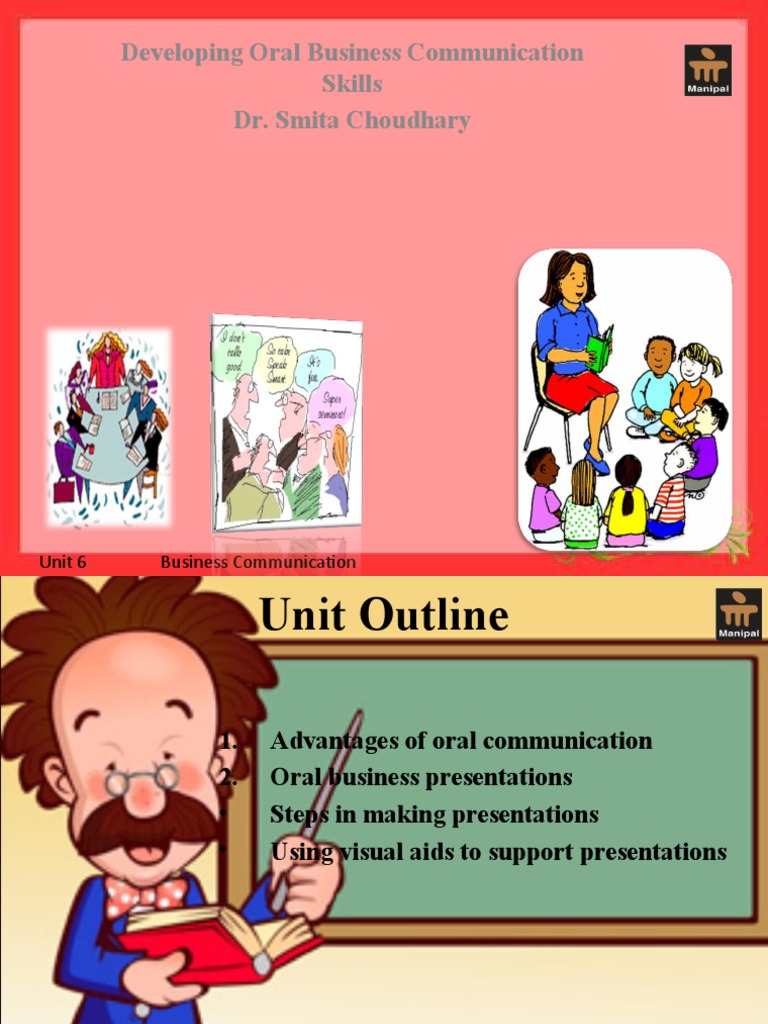 Developing Oral Business Communication Skills Dr. Smita Choudhary | PDF ...