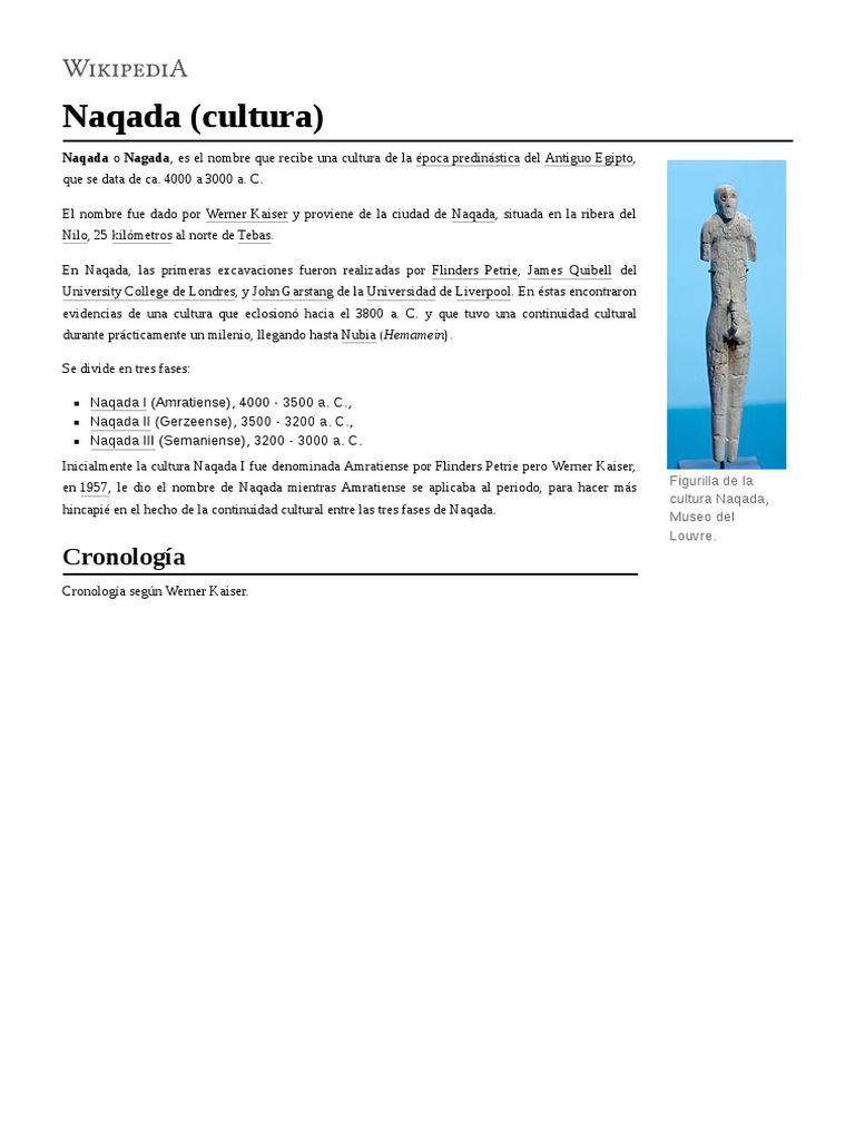 Naqada (Cultura) | PDF | Antiguo Cercano Oriente | Mediterráneo oriental