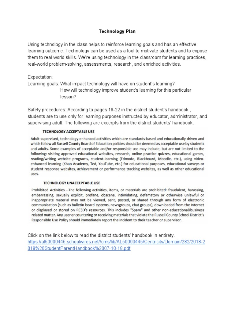 Technology Plan | PDF