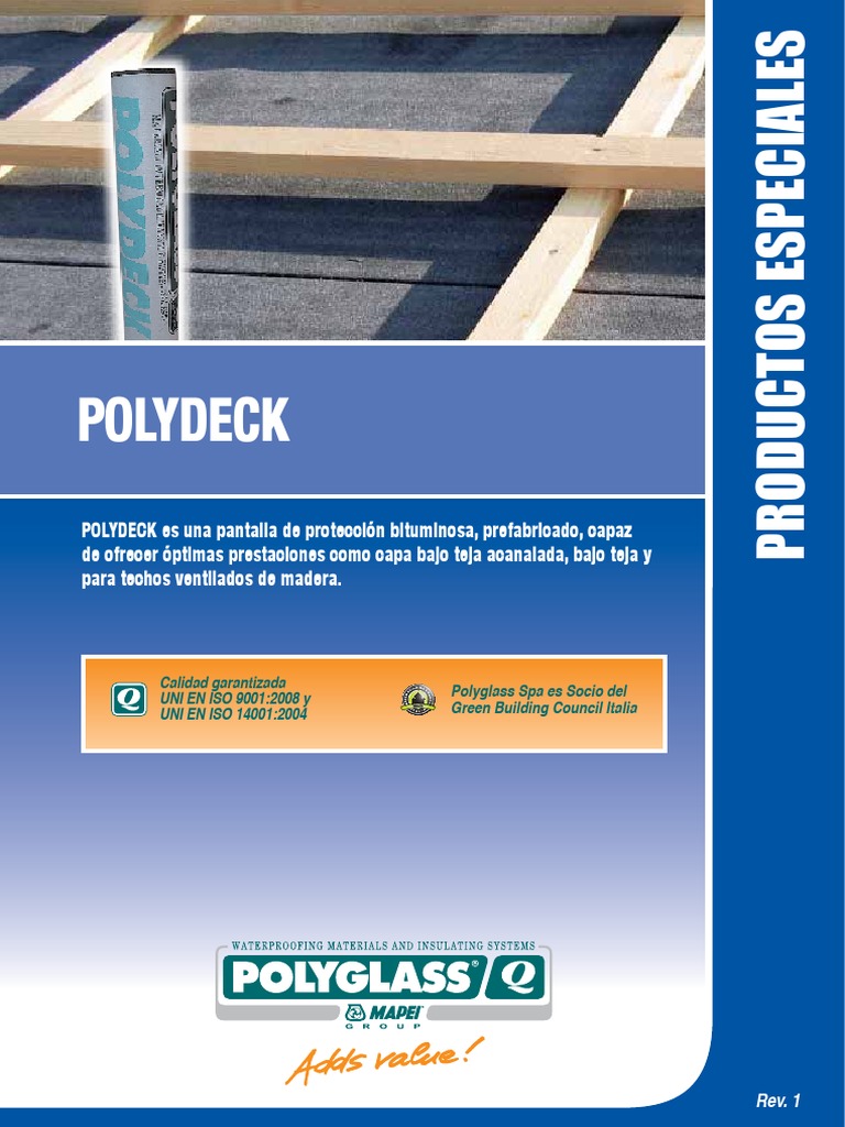 Poly Deck | PDF | Techo | Agua