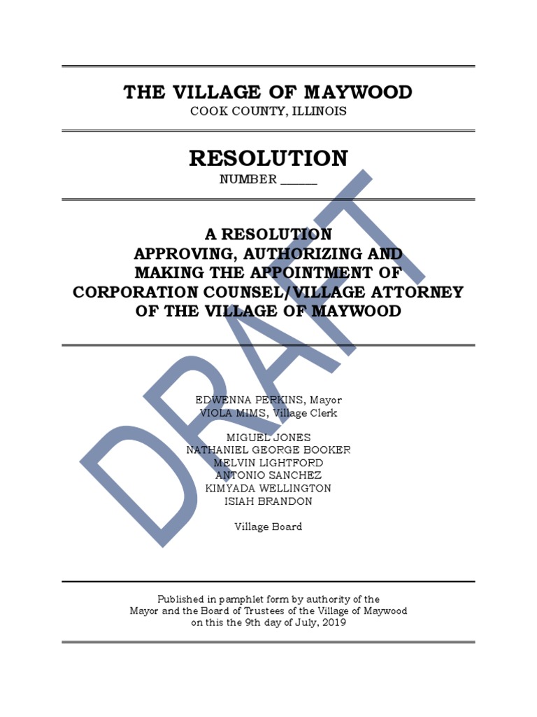 Law Firm Resolution | PDF | Board Of Directors | Lawyer
