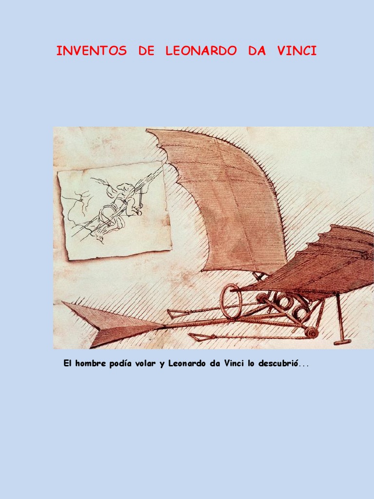 Inventos de Leonardo Da Vinci | PDF | Leonardo Da Vinci | Ametralladora