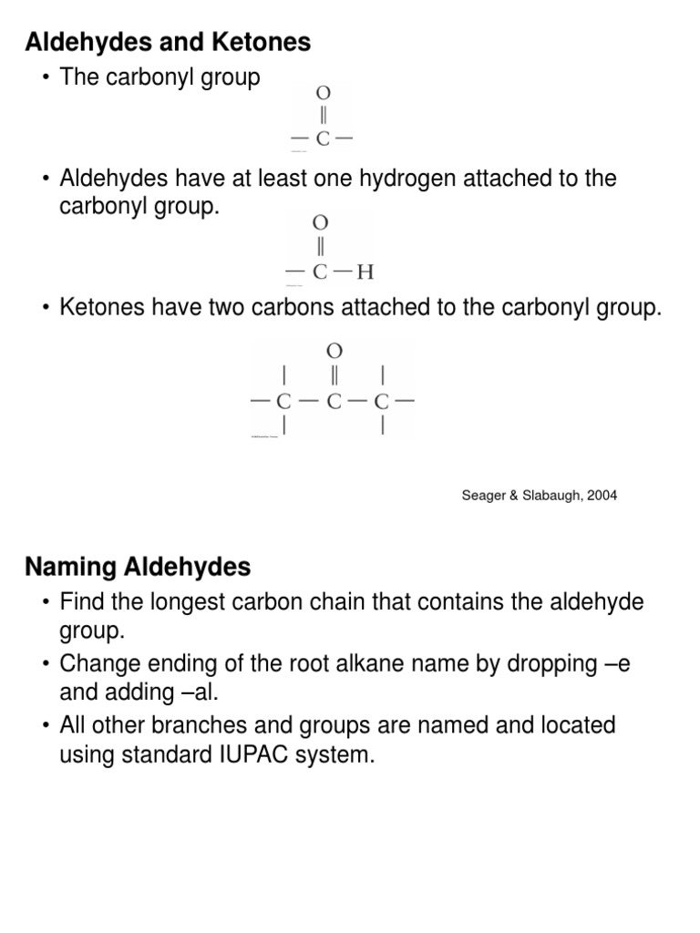 Aldehydes and Ketones: - The Carbonyl Group | PDF | Aldehyde | Ketone