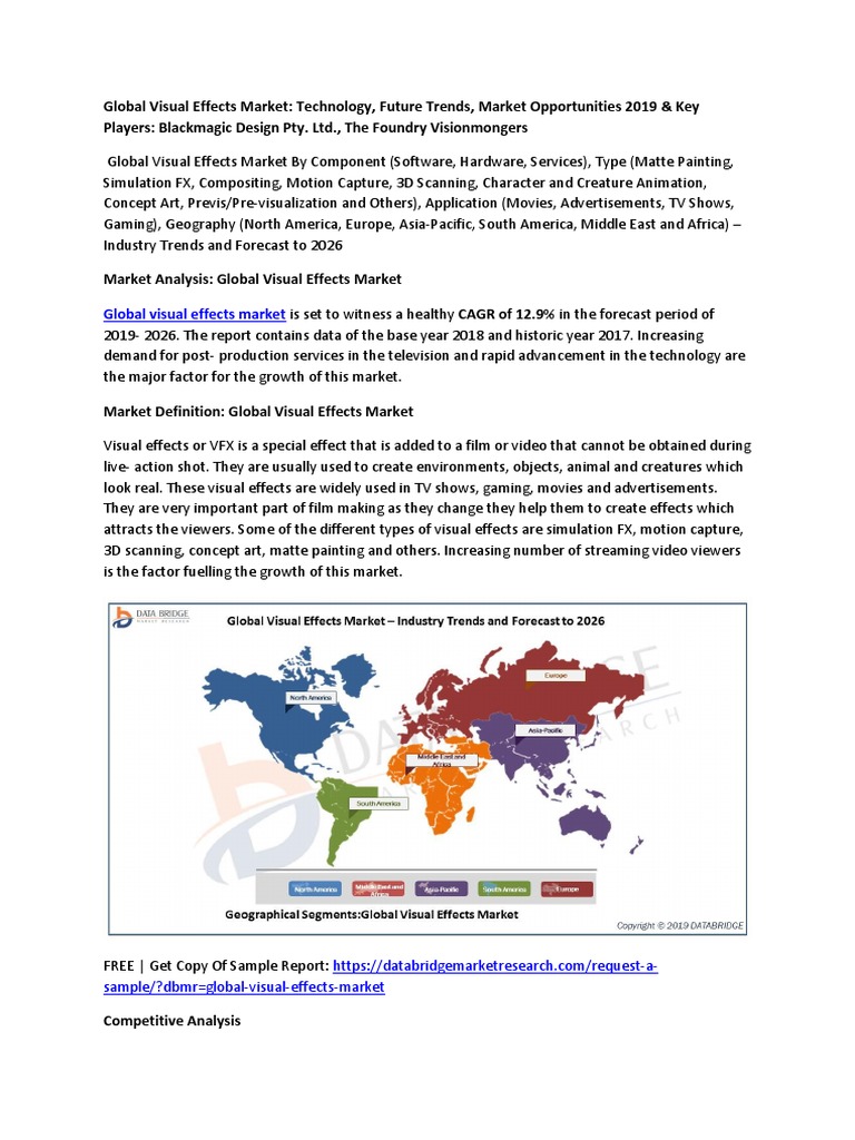 Global Visual Effects Market Trends 2026 | PDF | Market Analysis ...