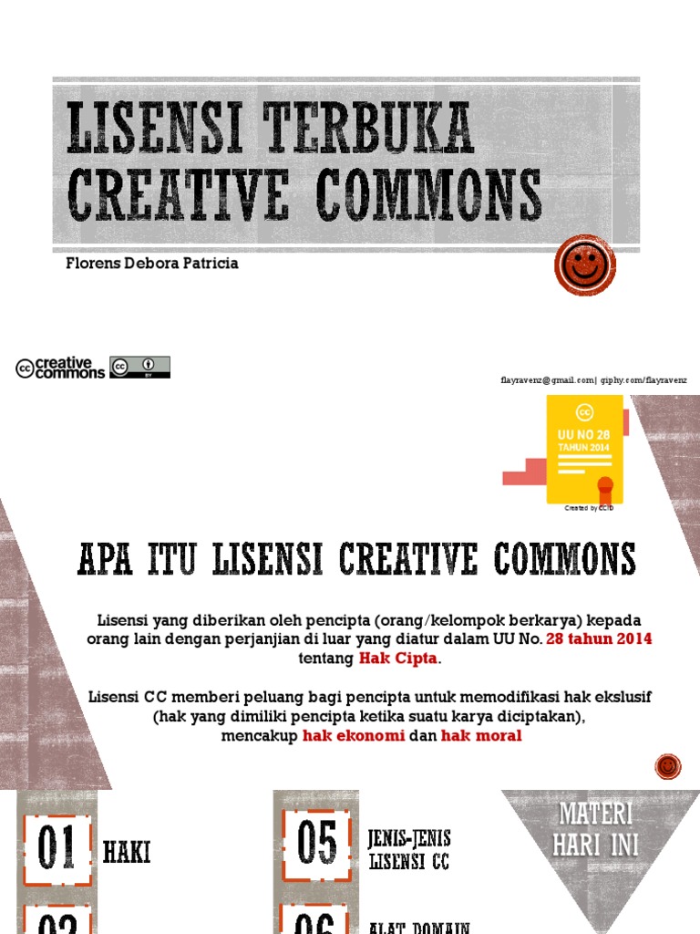 Lisensi Terbuka Creative Commons | PDF