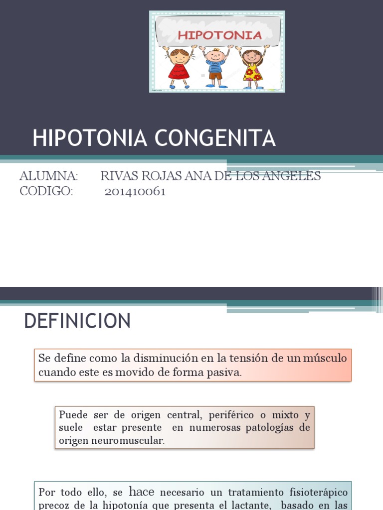 Hipotonia | PDF | Parálisis cerebral | Sistema musculoesquelético