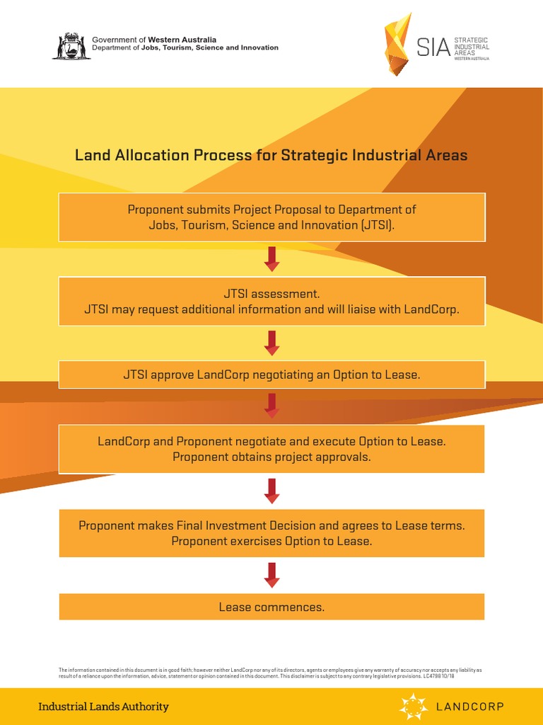 2018-10-02 SIA Land Allocation Process For Strategic Industrial Areas | PDF