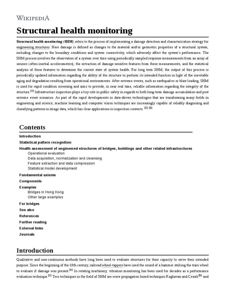 Structural Health Monitoring | PDF