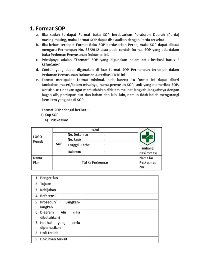 Berbagai Contoh SOP Perusahaan Dan Begini Cara Membuatnya, 59% OFF
