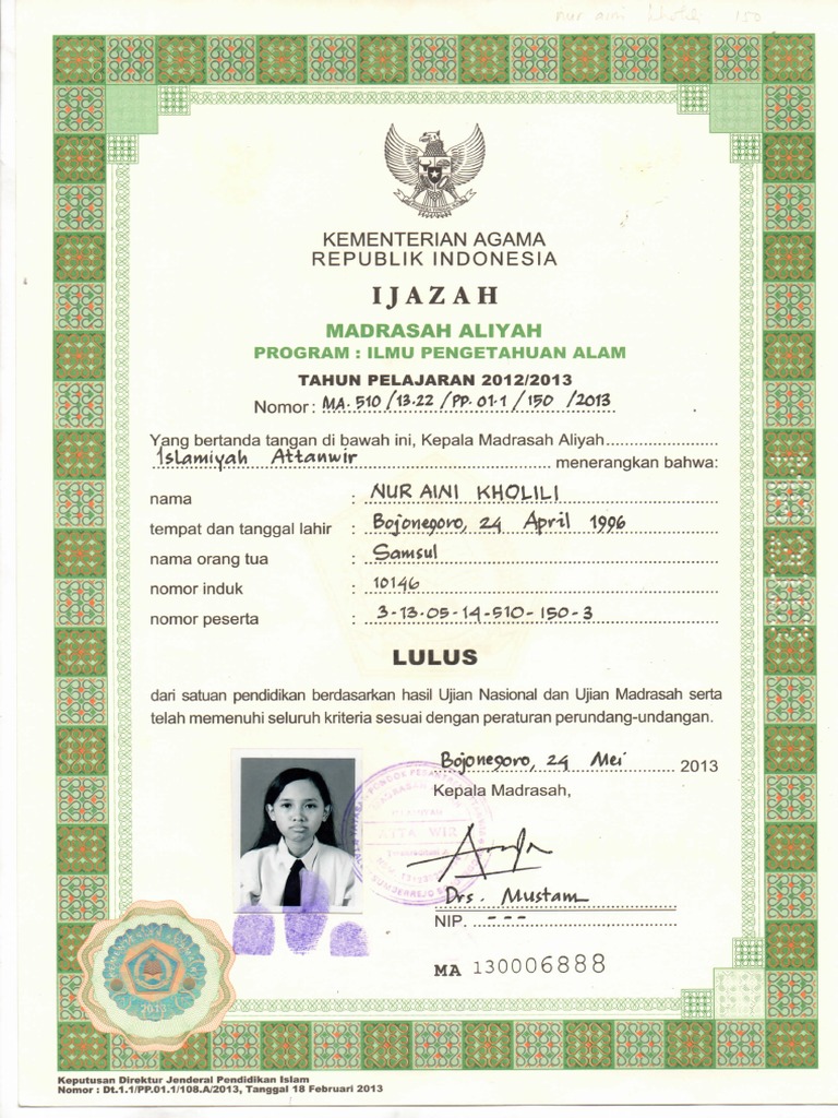 Ijazah Ma | PDF