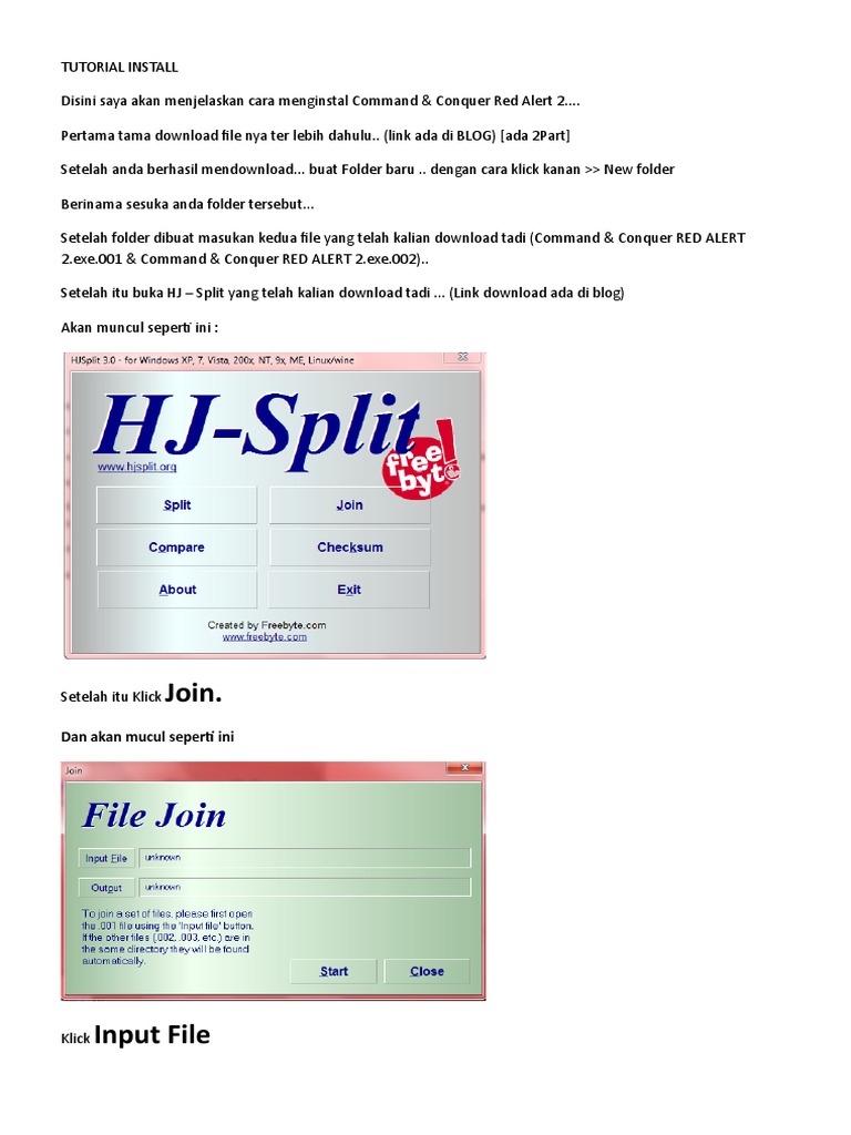 Tutorial Install Red Alert 2 by RV2R | PDF