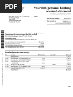 ANZ Bank Statement | PDF | Online Banking | Banks & Banking