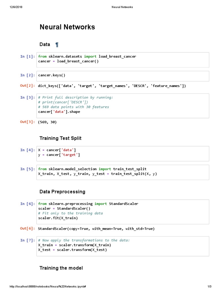 Neural Networks: From Import | PDF | Cybernetics | Scientific Modeling