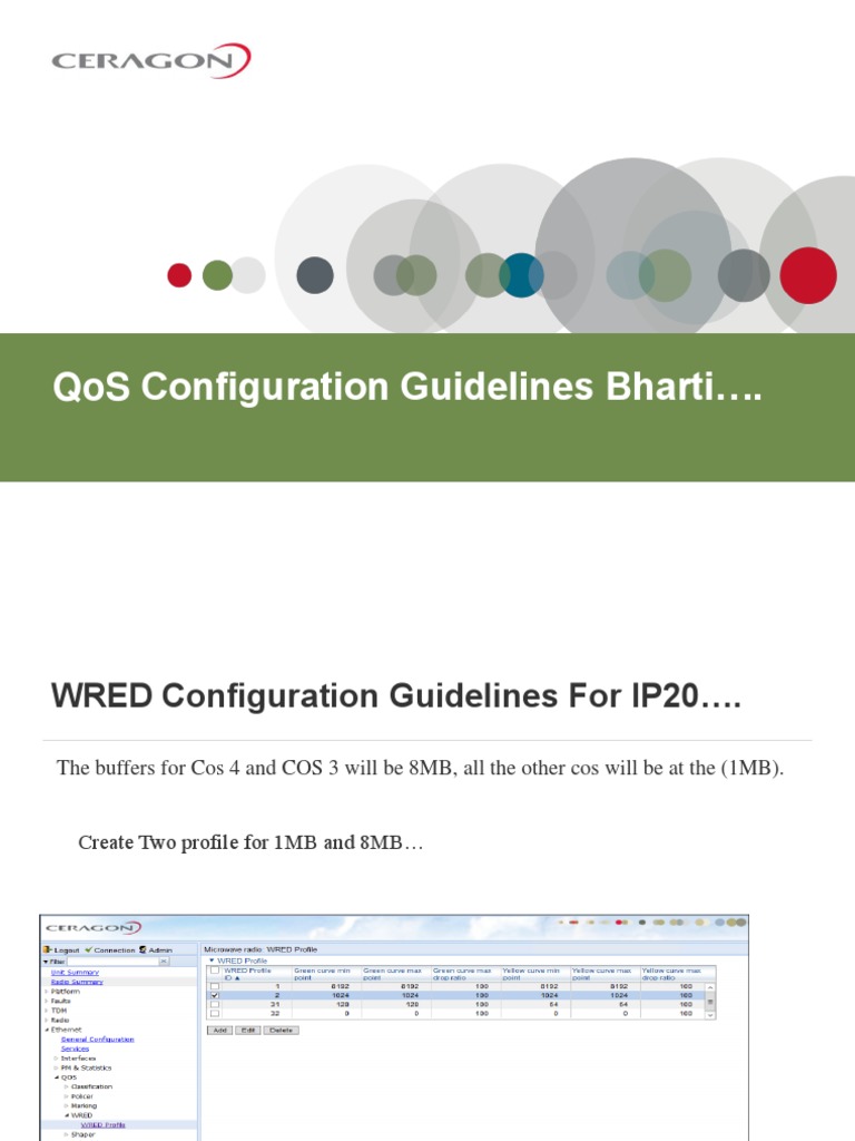 Ceragon QOS Configuration Guidlines | PDF | Computer Architecture ...