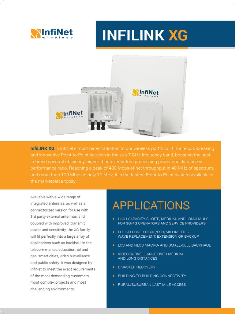 Infilink XG Eng | PDF | Duplex (Telecommunications) | Computer Network