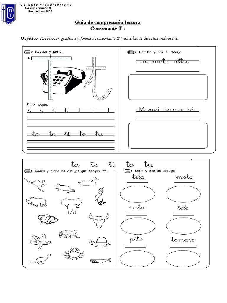 Lectura Letra T | PDF