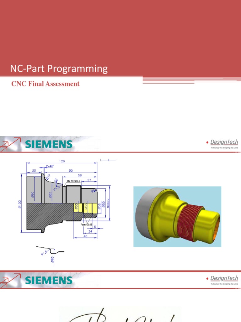 NC-Part Programming: CNC Final Assessment | PDF | Computers