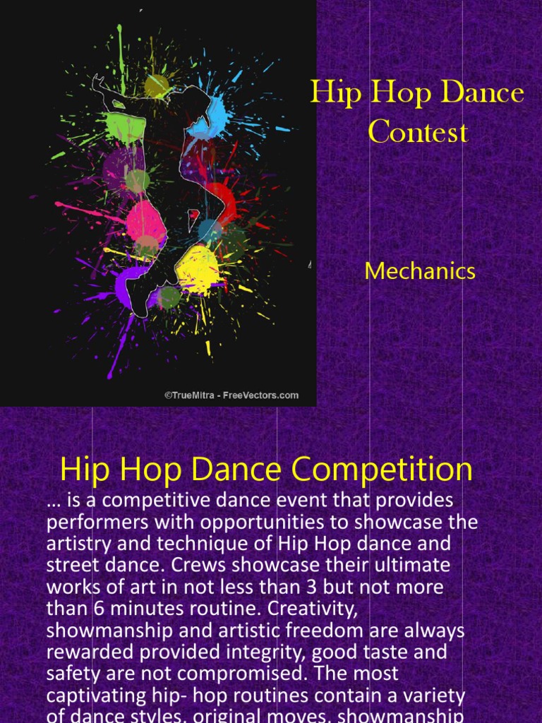 Hip Hop Dance Contest: Mechanics | PDF | Competitive Dance | Dances