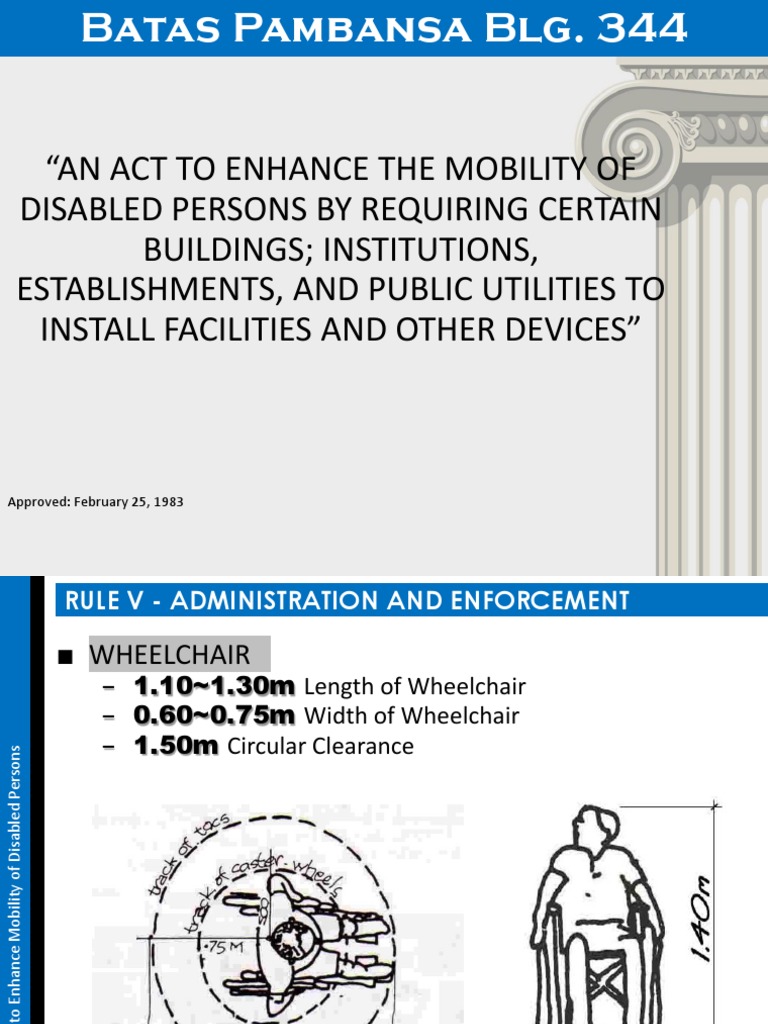 Bldg. Laws - BP 344 | PDF | Public Toilet | Toilet