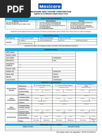 Maxicare Dependents Application Form | PDF
