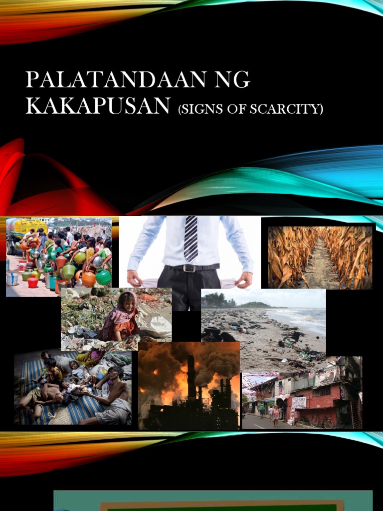 Palatandaan NG Kakapusan (Signs of Scarcity) | PDF