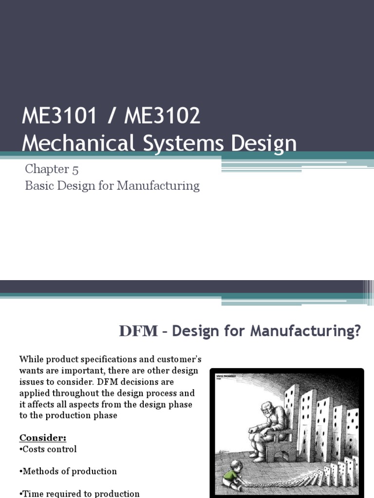 Mechanical System Design | PDF | Economic Sectors | Production And ...