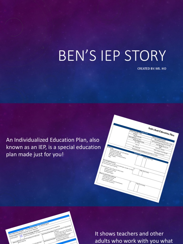 Iep Social Story | PDF | Individualized Education Program | School Types