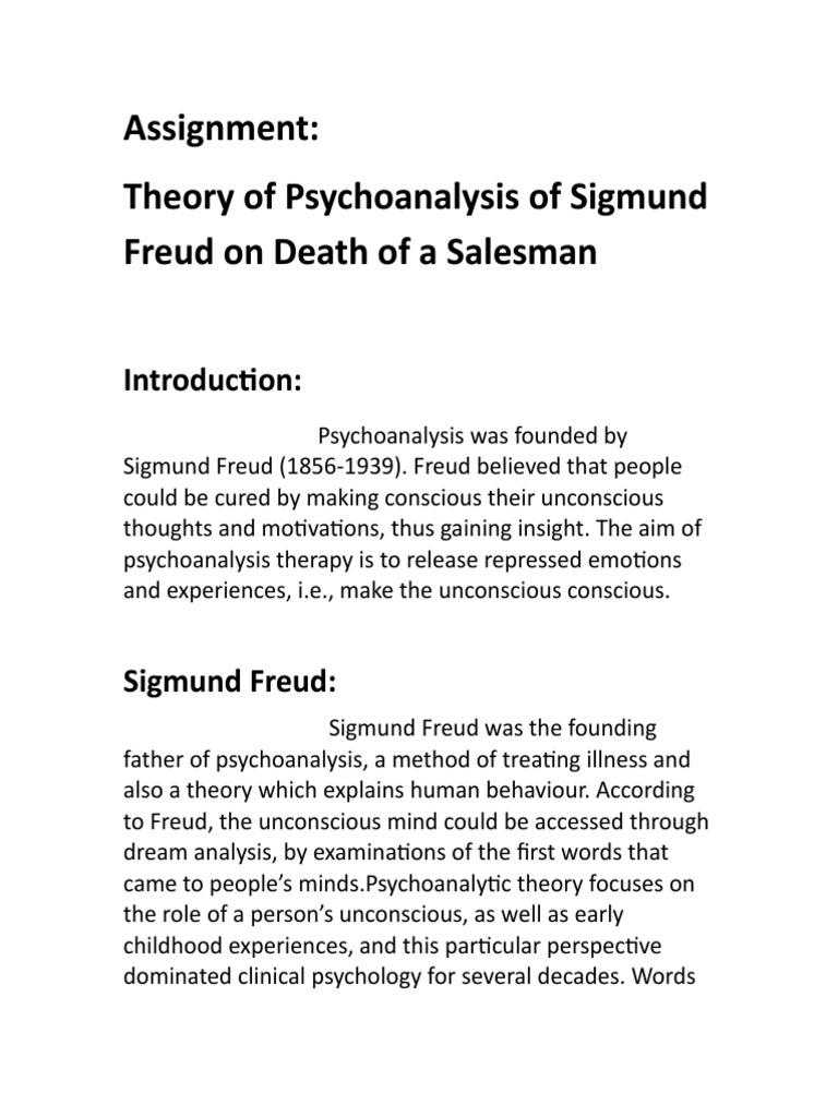 Psychoanalysis | PDF | Id | Psychoanalysis